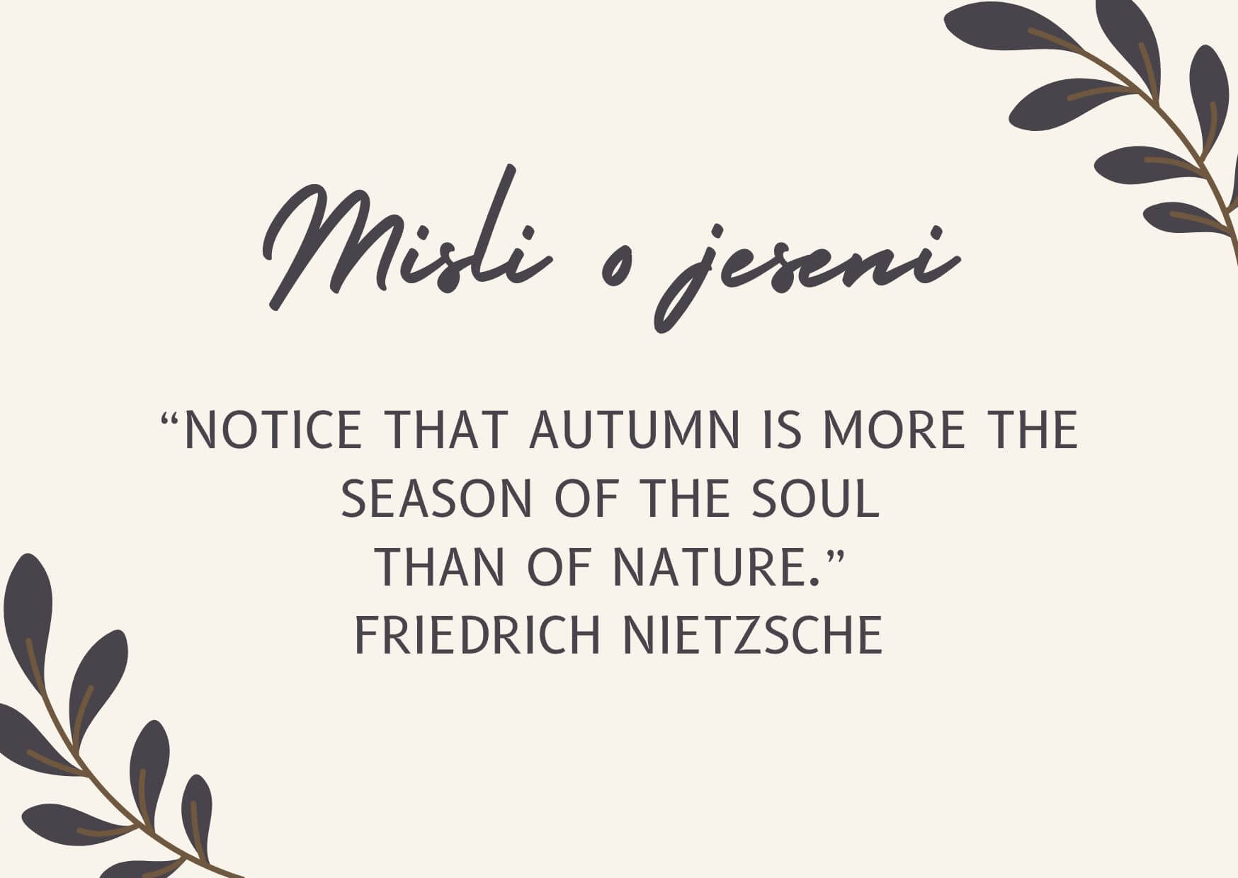 Najlepše misli o jeseni 2025 - odljudi.si